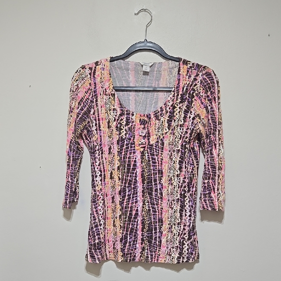 Christopher & Banks | Tops | Christopher Banks Womens Multicolor Top ...